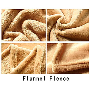 Fleece Blanket Ultra Soft Throw Blankets 60"x80" Cozy Travel Blankets for Sofa Chair Bed Living Room