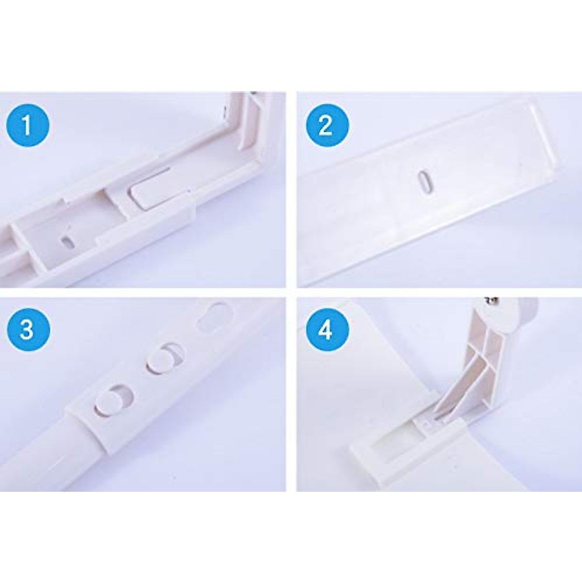 Adjustable Foldable Air Conditioner Deflector Confinement Air Deflector Outlet Air Wing Air Cooled Baffle Wind Direction Telescopic Windshield for Home