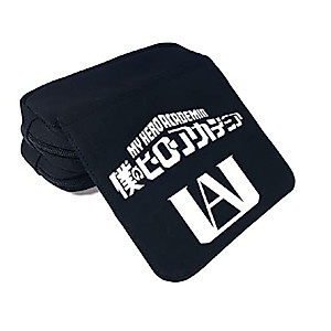 My Hero Academia Pencil Bags MHA Canvas Pen Bag Kids School Large Capacity Pen Pouch Portable Cosmetic Bag