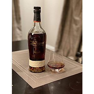 LUXBE - Bourbon Whisky Crystal Glass Snifter, Set of 4 - Wide Tasting Glasses - Handcrafted - Good for Cognac Brandy Scotch - 9-ounce/260ml