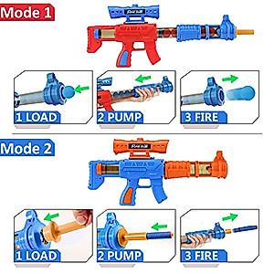 Kids Outdoor Toys for 5+ Year Old Boys: Shooting Game Toy With Target Set for Age 5 6 7 8-12 Boy Girls Gifts - 2 Pack Cool Party Games Easter Basket Stuffers for Kids Outside Toys Family Fun Ideas