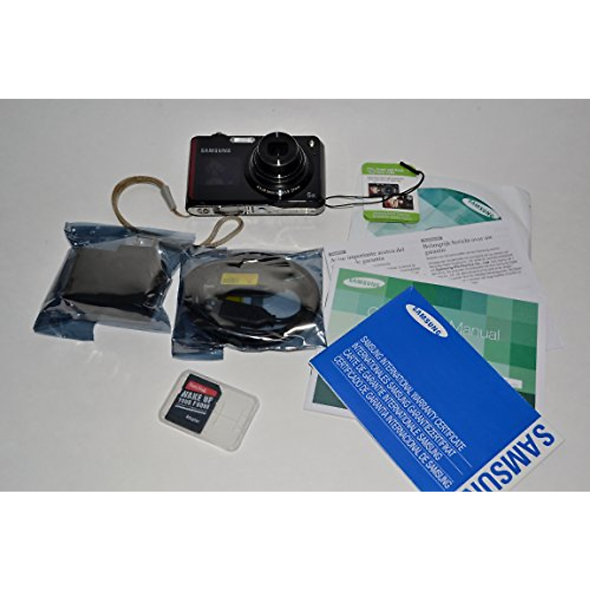 Samsung TL210 DualView 12.4 MP Digital Camera with 5X Optical Zoom (Red)