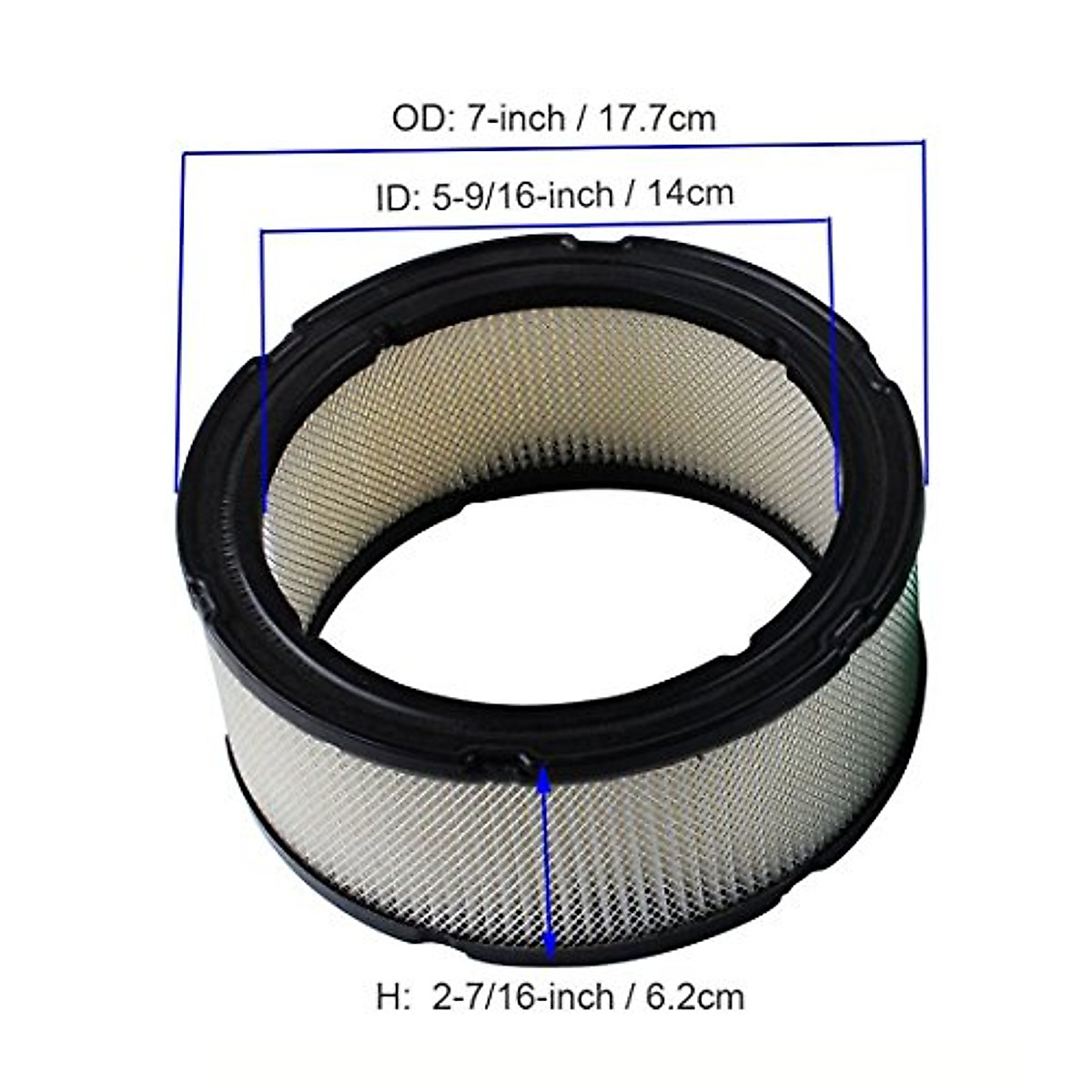 Podoy 47 083 03 Engine Air Filter with Pre Filter for Compatible with Kohler 47 083 03-S 47 083 03-S1 K361 K582 CH20 CH25 CH18 CV17 - CV22 Lawn Mower