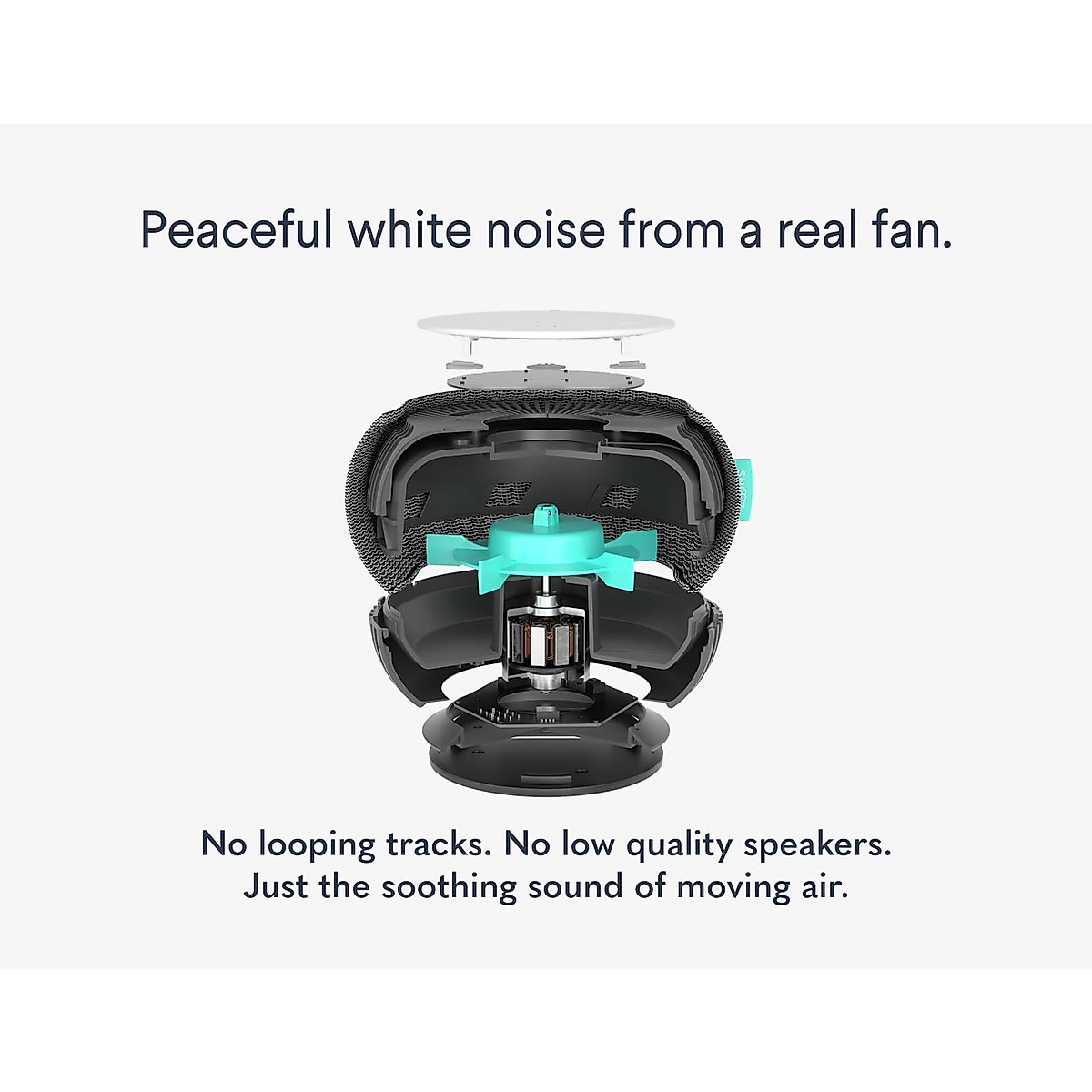 SNOOZ White Noise Sound Machine (Cloud) and SNOOZ Official White Noise Sound Machine Travel Case