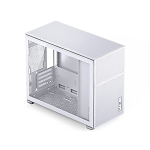 JONSBO D31 MESH White Micro ATX Computer Case, M-ATX/ITX Mainboard/Support RTX 4090(335-400mm) GPU 360/280AIO,Power ATX/SFX: 100mm-220mm Multiple Tool-Free Design,White