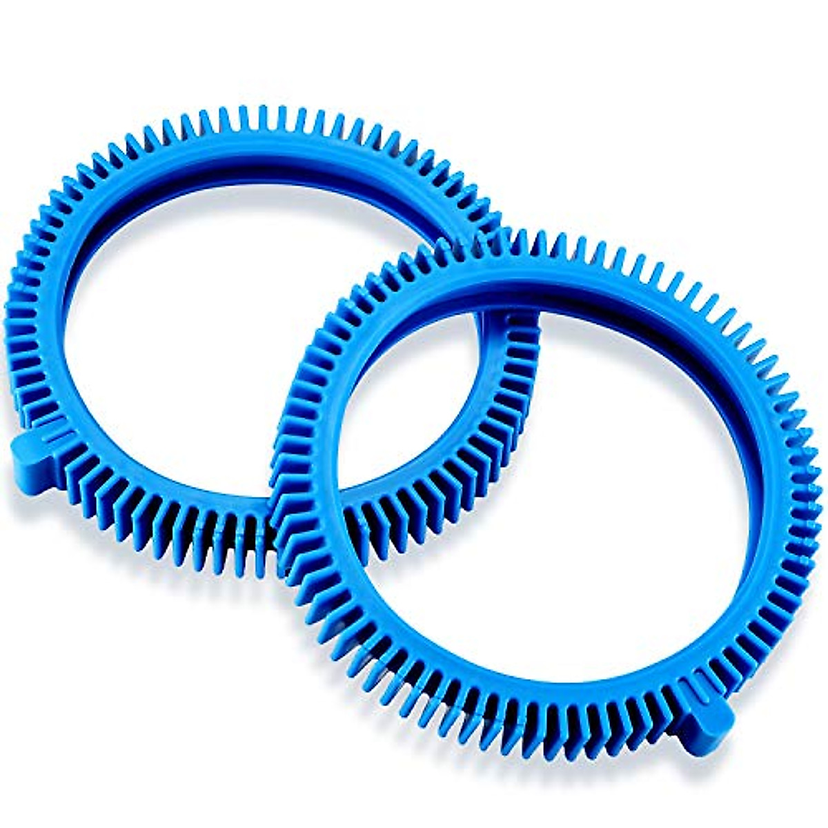 2 Pieces 896584000-143 Blue Front Tire Kit, Front Tires with Hump Replacement for Pool Cleaners 2X, 4X, Pressure - Concrete Pool
