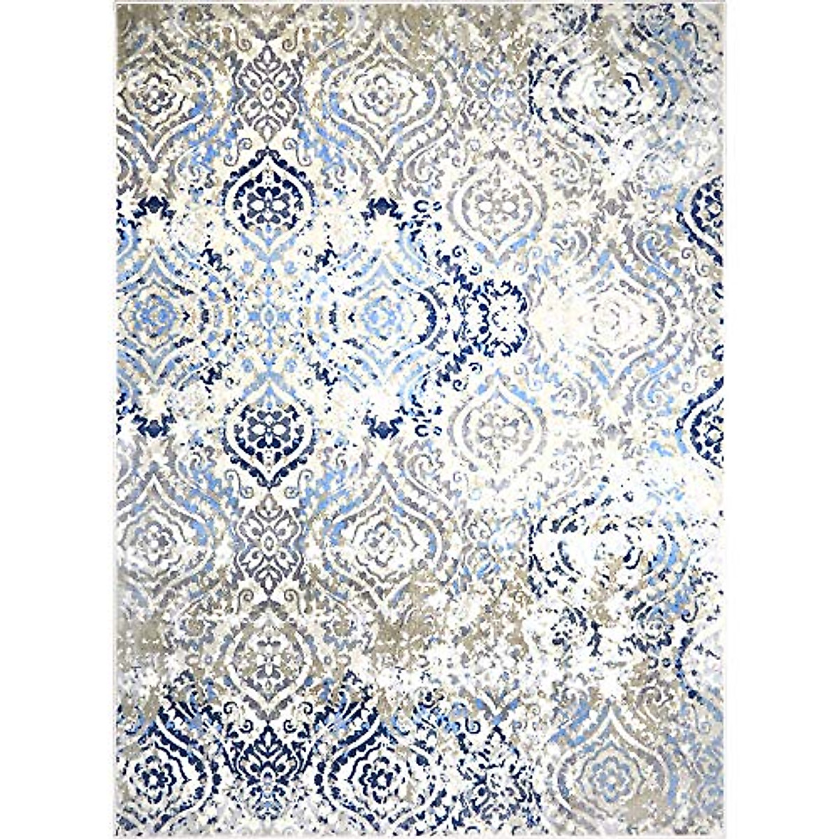 Home Dynamix Melrose Audrey Area Rug, 4x5, Ivory/Blue
