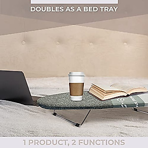 Bartnelli Smart Hanger Tabletop Ironing Board | Designed and Made in Europe with New Patent EZ Glide Technolgy, & Park Zone, European Quality and Innovation (Size-34x12)