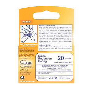 eP2 for Kids by Cirrus Healthcare 1 EarPlanes Reusable Pair (1 Reusable Pair)