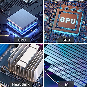 Maxtor CTG8 4 Grams Thermal Compound Paste Heat Sink for IC/Processor/CPU/GPU/All Coolers, 12.8W/m.k Carbon Based High Performance, Thermal Interface Material