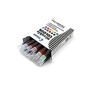Pilot Refills Parallel - 12 Colors Assorted Fountain Pen Cartridge - P77312 Pack-2