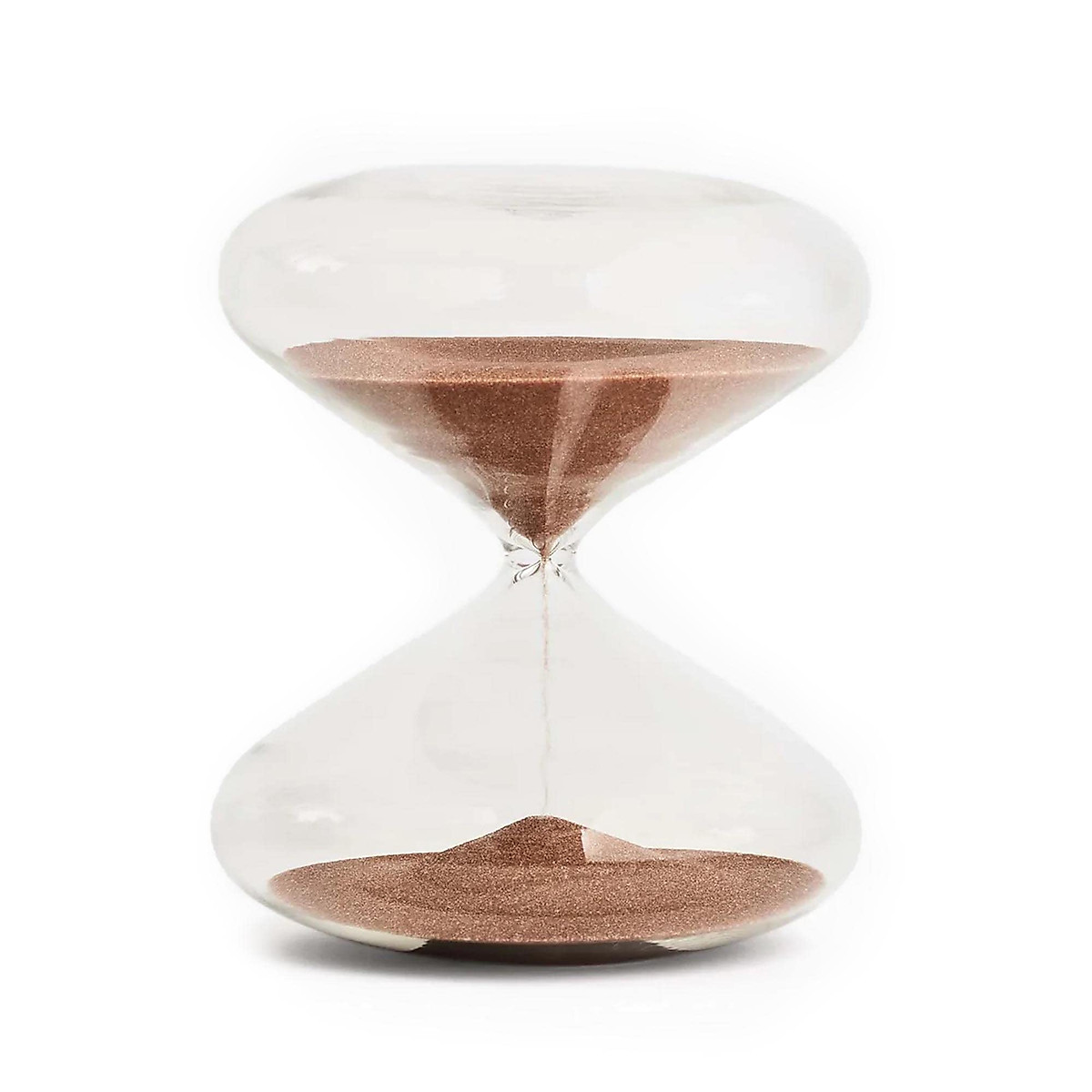 Mindful Focus 30-Minute Hourglass Sand Timer, Desk Timer for Productivity and Time Management, Minimalist Hourglass Timer, Hour Glasses Decorative Gifts, 3.3 (L) x 2.9 (W) inches - Intelligent Change