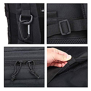 Bug Out Bag Backpack - 50L Tactical Backpack - Great for Survival Essentials (Green Camo)