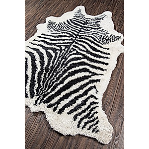 Novogratz by Momeni Rugs Kalahari Collection Area Rug, 5'0" x 7'6", Black