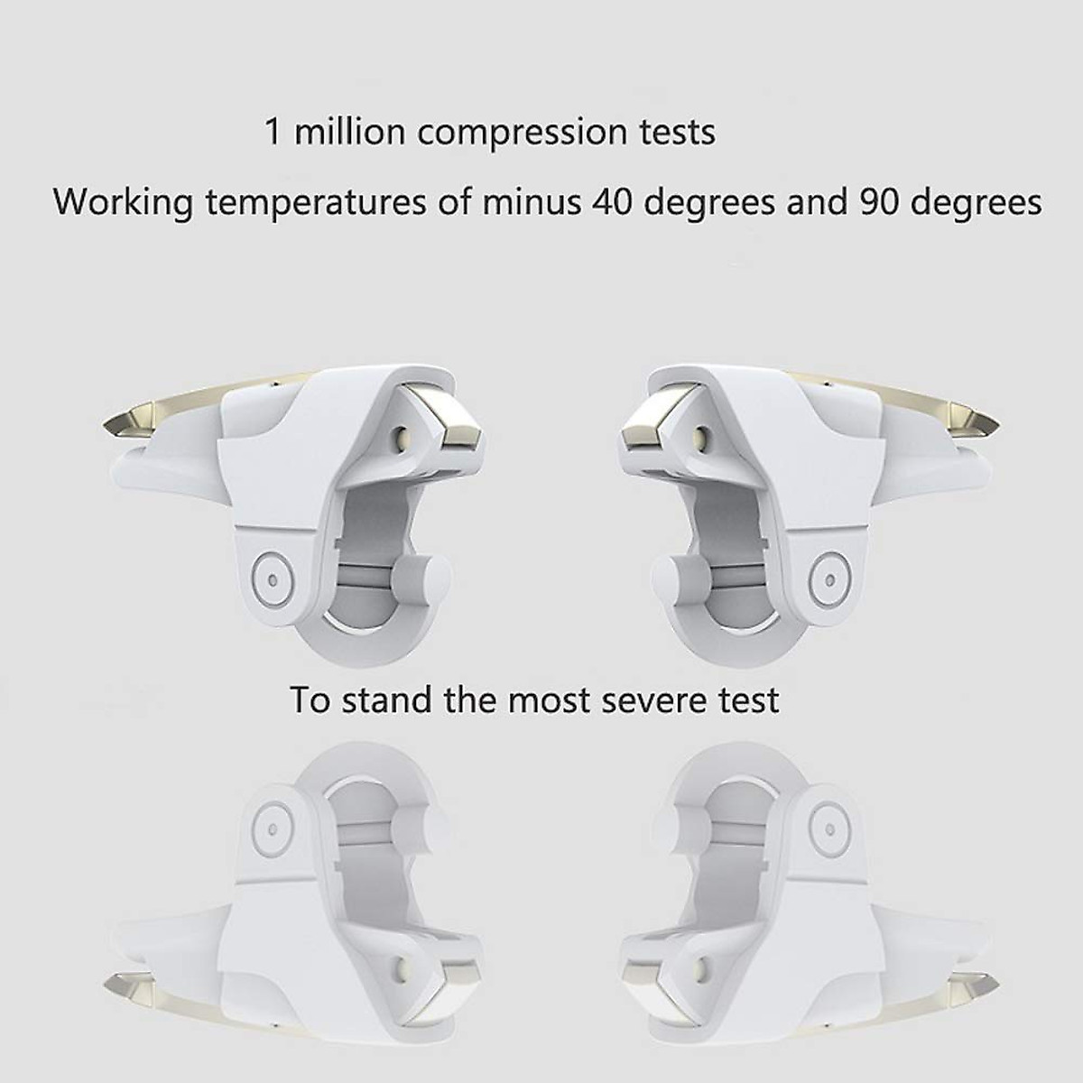 FSIGOM Mobile Controller,Aim Keys L1R1 and Gamepad Knives Out/Rules of Survival,Cellphone Game Trigger,Battle Royale Sensitive Shoot (Mobile Game Controller E)