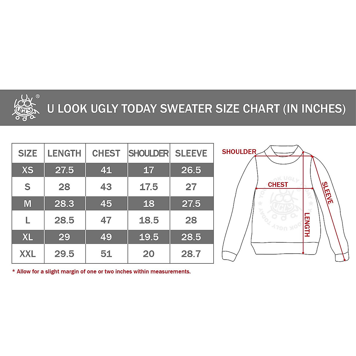 Men‘s Ugly Christmas Sweater Unisex Novelty Santa Pullover for Party Fun Reindeer with Hat Medium