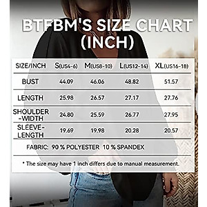 BTFBM Women Casual V Neck Ribbed Knitted Shirts Tunic Tops Loose Balloon Sleeve Solid Pullover Blouses Top with Pocket(Solid Black, Large)