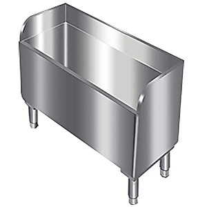 Commercial Floor Mop Sink with Filters and Drains, Freestanding Stainless Steel Slop Sink for Washing Room, Basement, Shop