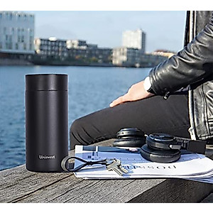 UNISWEET Stainless Steel Insulated Travel Mug for Coffee Double Wall Thermal Cup for Tea Lightweight Sports Water Thermos Bottle with Leak