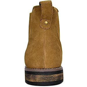 Bruno Marc Mens Urban-06 Tan Suede Leather Chelsea Ankle Boots - 12 M US