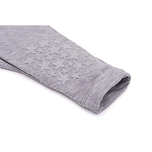 Go Little One Go Anti-Slip Bamboo Baby Crawling Leggings Pants - Helps Learning to Crawl on Slippery Floors Easier and Safer (Heather Grey, One Size)