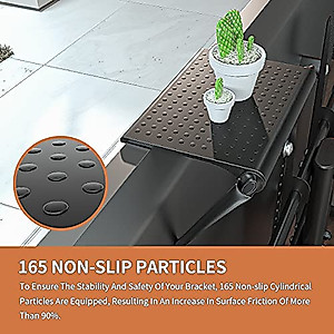 HD01P TV Screen Top Shelf Monitor Mount Organizer for computer monitor/flat Screen TV,Black