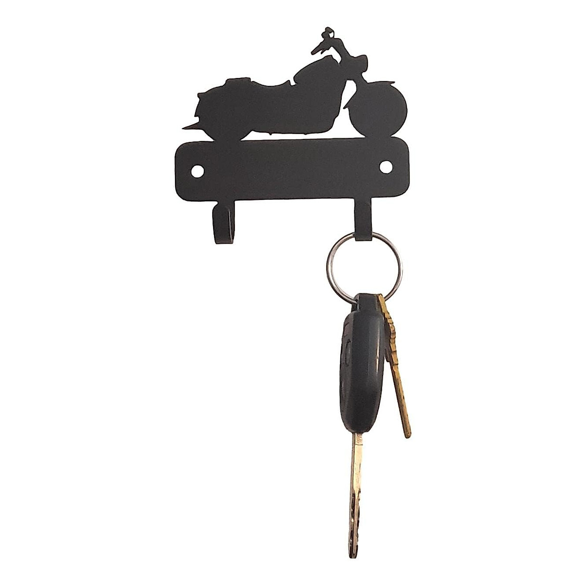 The Metal Peddler Miniature Motorcycle - Key Holder for Wall - XS 3.5 Inch - Made in USA