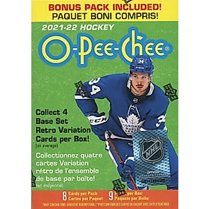 2021/22 Upper Deck O-Pee-Chee OPC NHL Hockey Blaster box (9 pks/bx)