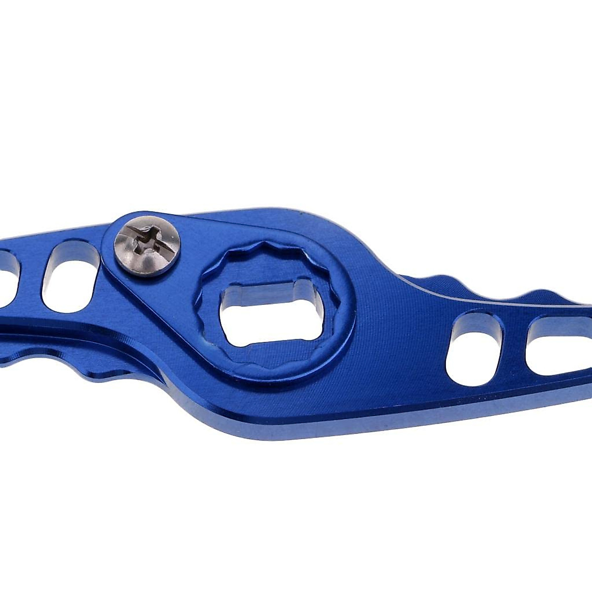 Leefasy 1 Piece New Replacement Fishing Reel Handle Metal Rocker Arm DIY Tackle, Blue