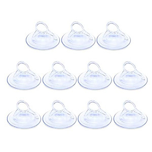 Jorzer Clear Suction Cups Plastic Sucker with Loops PVC Suction Hook for Wedding Car Balloon Decor 10PCS 3.5cm Suction Cups