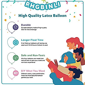 Gold Metallic Chrome Latex Balloons - 62Pack 12 inch Round Helium Balloons for Birthday Wedding Graduation Baby Shower Party Decorations