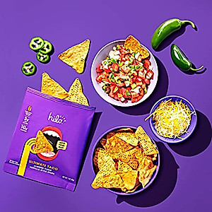 Hilo Life Low Carb Keto Friendly Tortilla Chip Snack Bags, Variety Pack, 1 Ounce (Pack of 12)