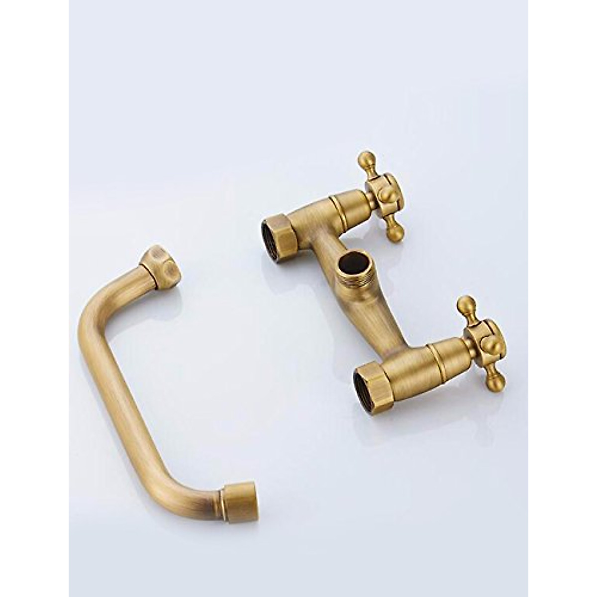 SJQKA-Faucet All copper antique wall, vegetable pots, faucets, rotary hot and cold water, laundry pool, mop, water tap