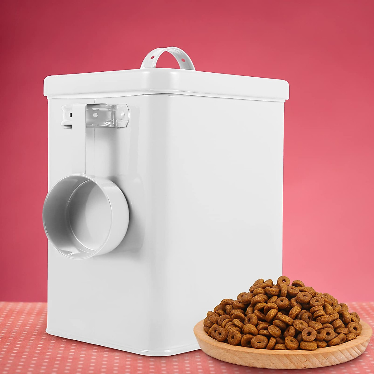 Box Kitchen Storage Bucket Rice Storage Bin Rice Dispenser Powder Soap Containers Storage Container with Lid Sealed Container White Locker Washing Powder Iron