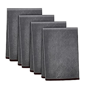 OANY Large Storage Bags,4 Pack Clothes Storage Bins,Foldable Closet Organizers Storage Containers with Durable Handles Thick Fabric,Gray