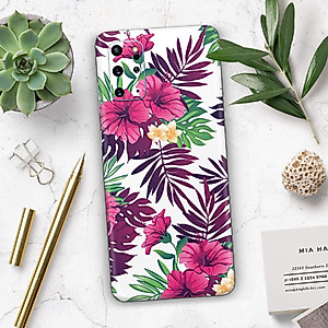 DesignSkinz Summer Pineapple Seamless v2 Protective Vinyl Decal Wrap Skin Cover Compatible with The Samsung Galaxy S20 (Screen Trim & Back Glass Skin)