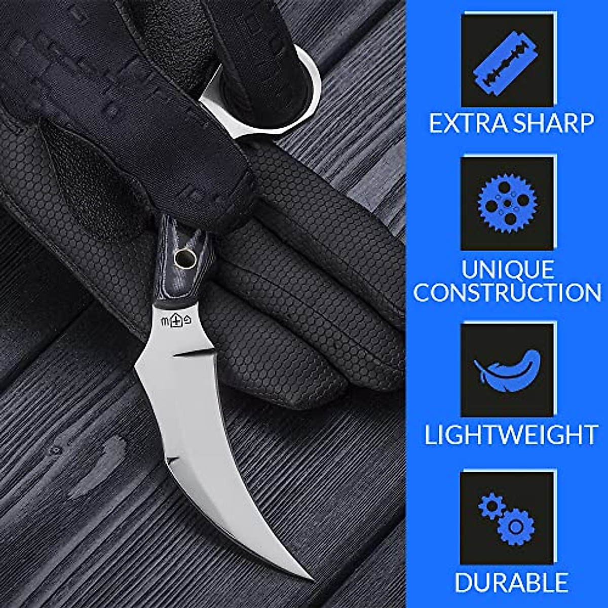 Bundle of 2 Items - Multitool with Knife and Pliers - Utility Set of Mini Tools for Everyday Use - Camping Knives - CSGO Karambits for Men and Women - Best for Hiking Survival Hunting Fishing - Gifts