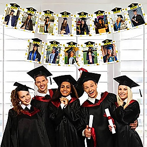 Sunflower Graduation Party Decorations 2023, Sunflower Congrats Grad Photo Banner, Class of 2023 Picture Banner Sign Photo Props for High School College Graduation Party Supplies 2023