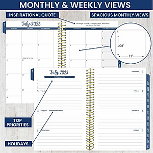 bloom daily planners 2023-2024 Academic Year Day Planner (July 2023 - July 2024) - 5.5” x 8.25” - Weekly/Monthly Agenda Organizer Book with Stickers & Bookmark - Be Kind