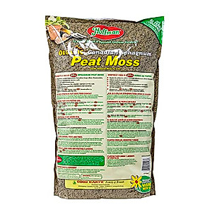 Hoffman 15503 Canadian Sphagnum Peat Moss, 10 Quarts, 2 Pack