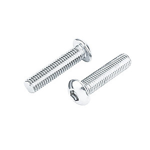 50 Pcs 1/4-20 x 1 Button Head Socket Cap Bolts Screws,304 Stainless Steel 18-8,Allen Socket Drive,Bright Finish,Fully Machine Thread (1/4-20 x 1 50pcs)