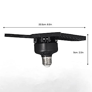 Plant Grow Light, Red and Blue Spectrum Plant Growth Lamp Plug in 80W 3 Universal Blades for Indoor Bonsai