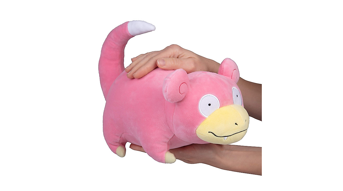 Official 12" Slowpoke Plush - Great Gift for Pokémon Fans