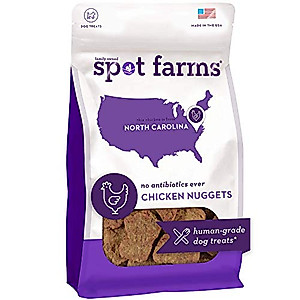 Spot Farms Chicken Nuggets Healthy All Natural Dog Treats Human Grade Grain Free 12 oz