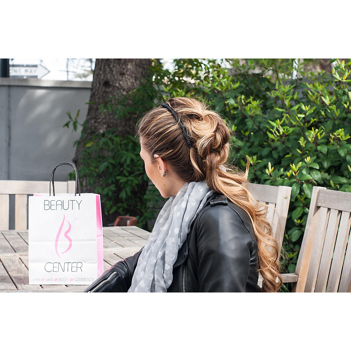 HairZing Stretchy Banana Hair Clip - Sturdy Hold, No Damage, Creases or Pain (Satin Cord) (Black, Large)