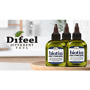 Difeel Biotin 3-PC Cleanse and Root Treatment Hair Growth Set