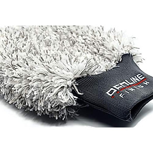 Redline Finish - The Boss Ultimate Microfiber Wash Mitt - 11x6 inches, Ultra Soft, Scratch and Swirl Free Washing