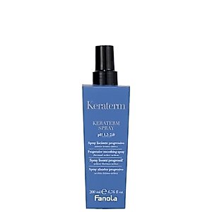 Fanola Keraterm Hair Ritual progressive smoothing spray thermal-active action, 6.76 Ounce/200 ml