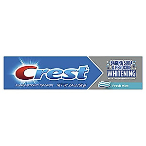 Crest Cavity & Tartar Protection Toothpaste, Whitening Baking Soda & Peroxide, 2.4 oz