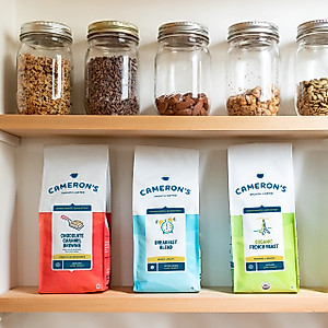 Cameron's Coffee Roasted Whole Bean Coffee, Breakfast Blend, 32 Ounce, (Pack of 1)